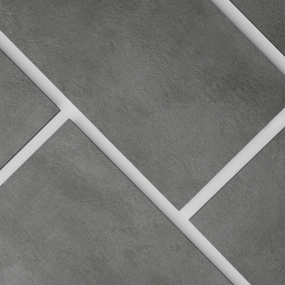 Dark Gray - Realistic Stone Look - QuickFit Vinyl Flooring – Ninety's