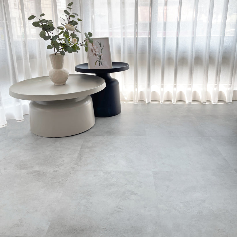 Slate Gray - Realistic Stone Look - QuickFit Vinyl Flooring – Ninety's